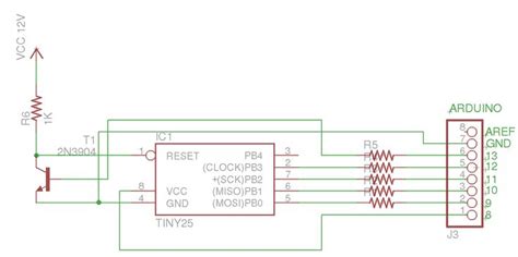 Arduino Avr High Voltage Serial Programmer For Attiny