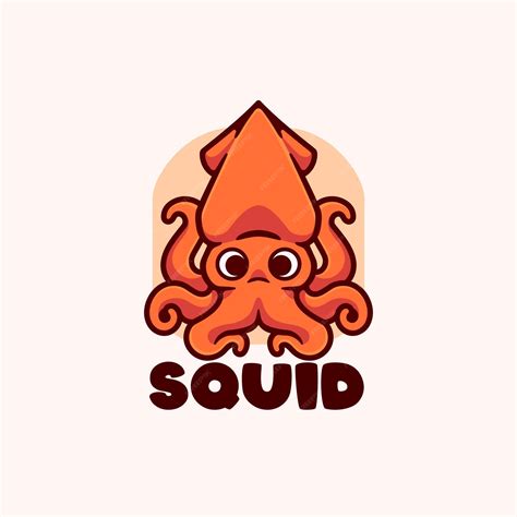 Premium Vector Squid Logo Mascot Illustration Cartoon Character Vector