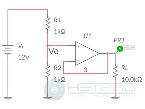Divisor De Voltaje O Tensión Formulas Y Ejemplos Hetpro Tutoriales