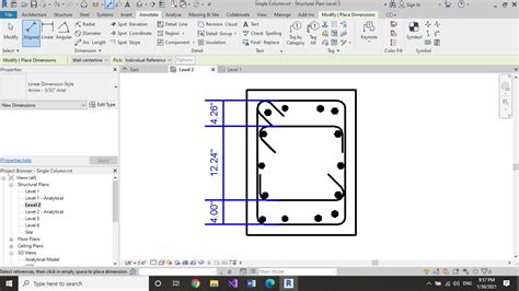 How To Get Distance Between Two Stirrups Existing In The Same Level Autodesk Community