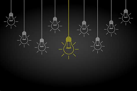 좋은 생각이야 배너 전구 아이디어 개념 재고를 위해 그려진 창조적 인 개념 전구 플랫 스타일 벡터 0명에 대한 스톡 벡터 아트 및 기타 이미지 Istock