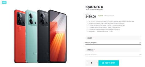 Get The Latest Iqoo Neo G Phone For At Giztop Gizmochina