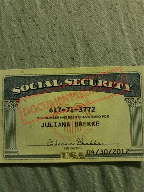 Social Security Card Template 63 Documents Edit Social Security Card Template 63 Documents Edit