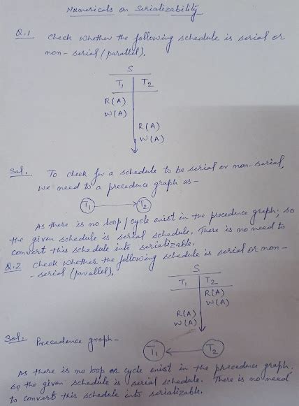 Classroom18 Numerical On Serializability Set 1