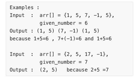 Write A Program To Find All Pairs Of Integers Whose