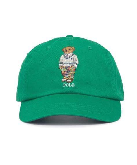 폴로 랄프 로렌 폴로 베어 트윌 볼 캡 그린 위시버킷