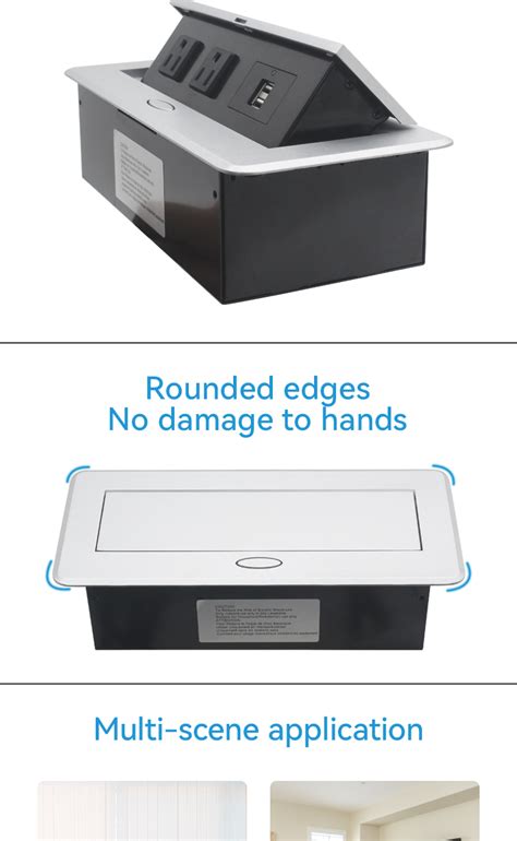 Factory Hot Pop Up Socket Tabletop Socket Box Table Embedded Socket Table Pop Up Socket
