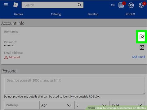 How To Change Usernames On Roblox Steps With Pictures