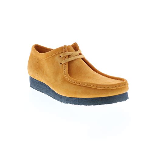 Clarks Wallabee 26168858 Mens Yellow Suede Clarks Wallabee 26168858