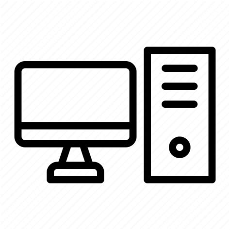 Computer Cpu Monitor Icon Download On Iconfinder