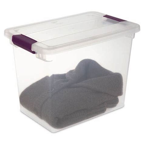 Sterilite 27 Qt Storage Container 6 Pack And 6 Qt Storage Container