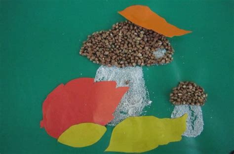 Аппликация грибы шаблоны схемы с фото Инструкция как сделать аппликацию в средней и