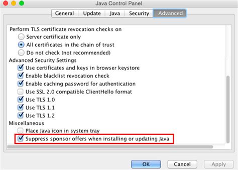 disable java on mac os x for a secure system