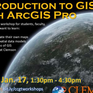 GIS Workshop 1 Introduction To GIS With ArcGIS Pro Clemson University