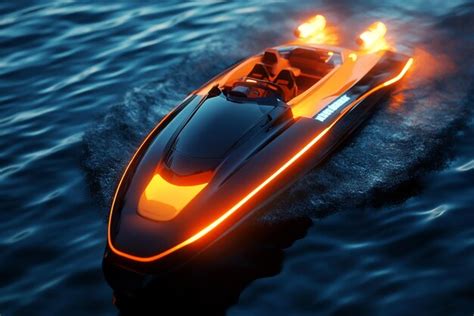 Quothighspeed Autonomous Racing Boat With Sharp Angular Designquot