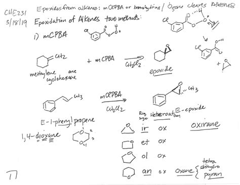 231 Lecture 29 3 18 19 Epoxides Ozonides And Heterocyclic Namingpdf