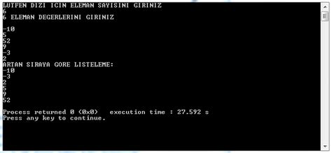c programlama Örnekleri hostlica