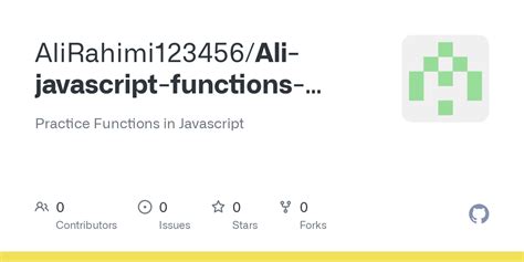 Github Alirahimi123456ali Javascript Functions Exercises Tutorial