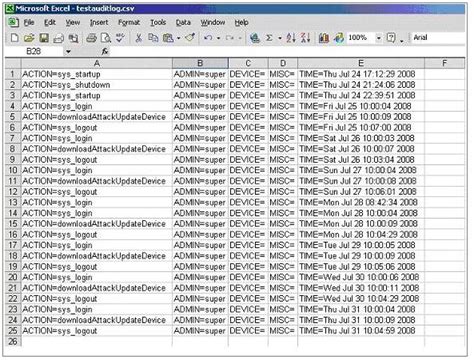 Nsm Export Audit Logs To Csv Or Syslog