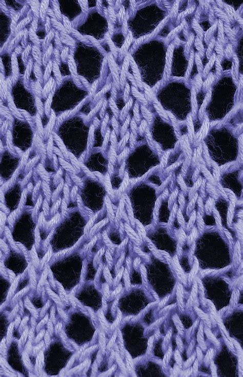 April 2012 Lace Knitting Patterns Knitting Stitches Lace Knitting