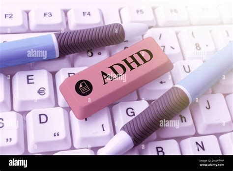 Writing Displaying Text Adhd Business Approach Mental Health Disorder
