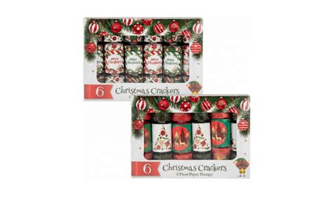 6 Piece Dumpy Christmas Crackers Hyperli