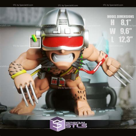 Chibi Stl Collection Weapon X Chibi Specialstl