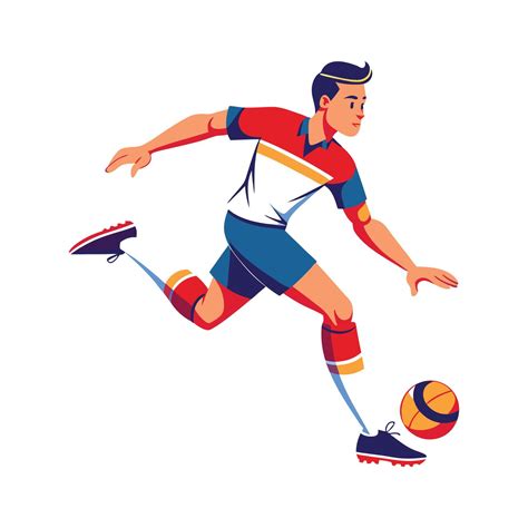 Football Player Executing Backheel Pass Move 57238408 Vector Art At Vecteezy