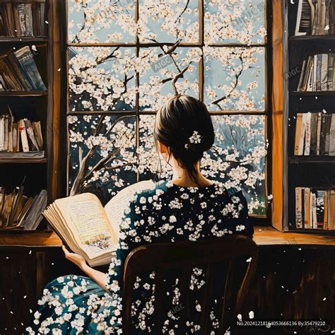 Ai创作图窗前读书剪影 读书意境图 看书的意境 阅读插画插图 美人倚窗插画 休闲休息看书场景 看书场景家居 知性读书女人女性 读书女孩插画