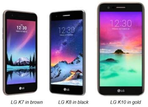 LG K 2017 Series Now Available Namely K7 K8 And K10