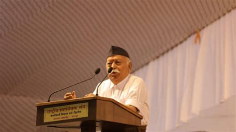 Mohan Bhagwat Speech Rss Chief Takes A Jibe At Leaders Of Hindus Over New Temple Mosque Disputes