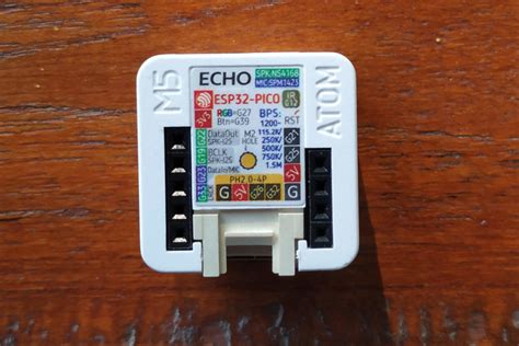 M5stack Atom Echo Coin Sized Bluetooth Speaker Is Powered By Esp32 Pico D4 Sip Cnx Software