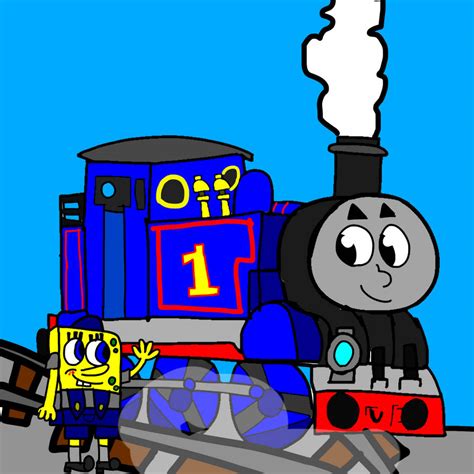 Spongebob And Thomas By Spongebobdeku2002 On Deviantart