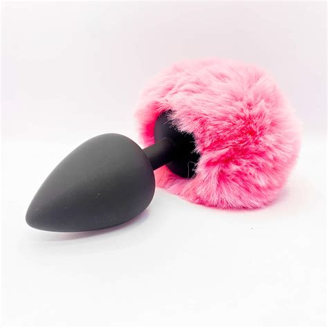 Bunny Tail With Silicone Butt Plug 44mm 4play Essentials