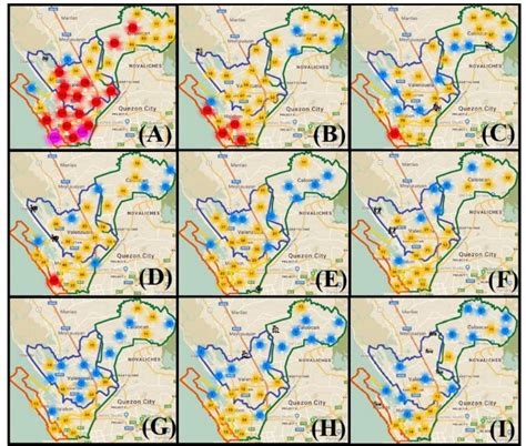 Spatial Map Of Crime Clusters Distribution I