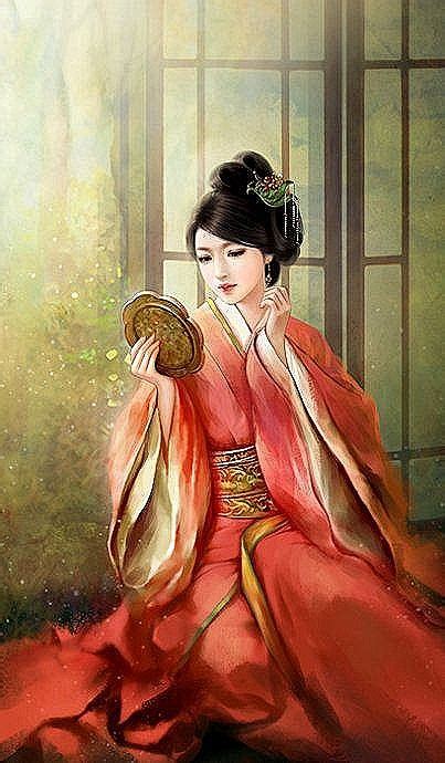 小轩窗正梳妆相顾无言唯有泪千行