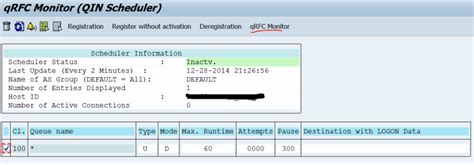 Qrfc With Outbound Queue And Inbound Queue Between Two Different Sap Systems One Luw For