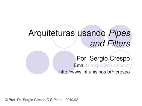 Pdf Arquiteturas Usando Pipes And Filters Dokumentips