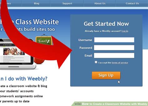 How To Create A Classroom Website With Weebly Steps