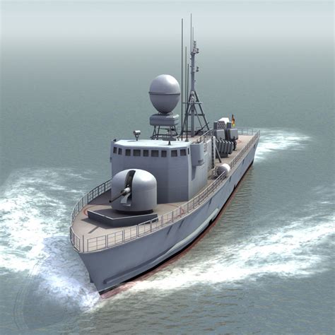 Gepard Class Fac 3d Model 149 Max X Wrl Obj Flt Fbx Dwg Dae 3ds 3dm Unknown Free3d