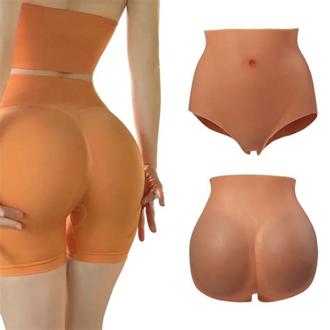 Silicone High Waist Realistic Elasticwomen Enhance Big Butt Panties