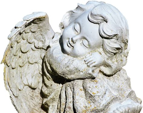 Download Sleeping Cherub Sculpture