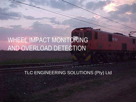 Pdf Wheel Impact Monitoring Tlc Engineering Defect Types What The