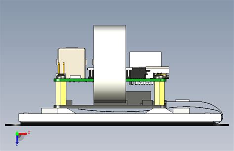 树莓派 STEP 模型图纸下载 懒石网