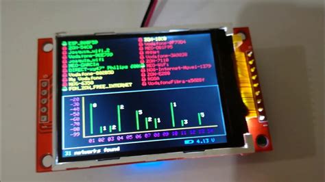 Esp8266 Wifi Scan New Ili9341 Lib Youtube
