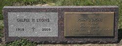 John Louis Lyons 1913 1978 Memorial Find A Grave