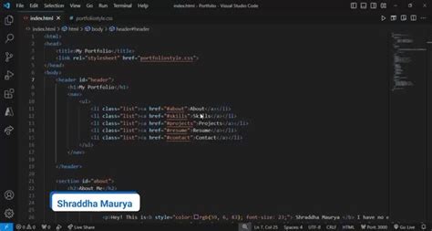 Shraddha Maurya On Linkedin Codesoft Portfolio