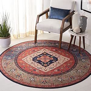 Safavieh Washable Rug Tucson Collection 5 X 8 Oval