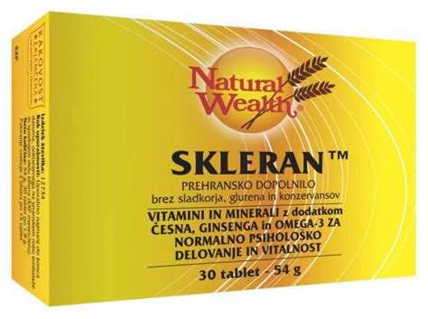 Natural Wealth Skleran Tablete 30 Tablet Spletna Lekarna Plavž