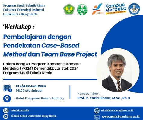 Workshop Pembelajaran Dengan Pendekatan Case Based Method Dan Team Base Project Universitas